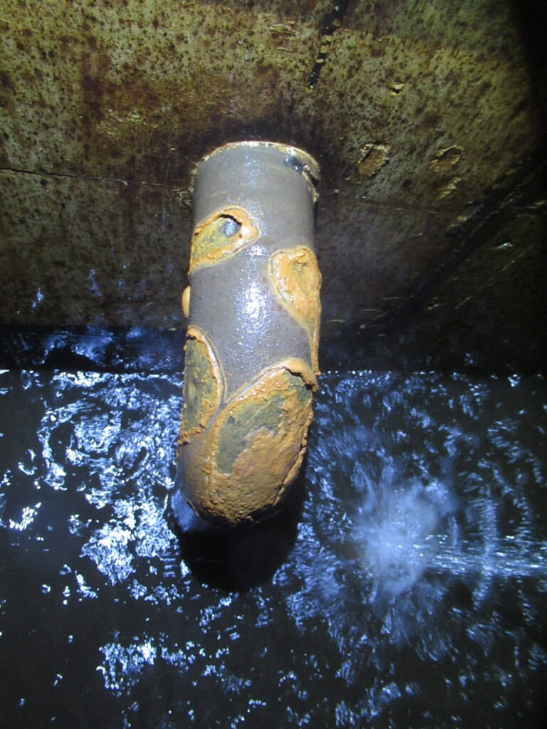 Endures - Pitting corrosion in fire extinguishing system